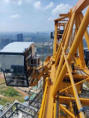 China Assembled Installation Flat Head Tower Crane 16 Ton Lifting Capacity in 20 Years for sale