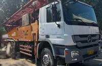 China 2013 Sy Benz 47m Concrete Boom Pump Truck with Spare Parts Semi-Dry Shotcrete Type for sale