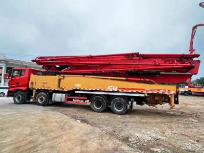 China 2019 Homemade Chassis 56m Concrete Pump Truck Pump Concrete Mixer with High Productivity for sale