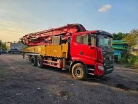 China 49 Meters Heavy Duty Boom Concrete Pump Truck With 3 Shafts And 5 Arm Crane Jib for sale