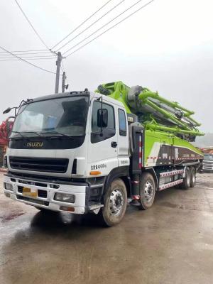 China 2013 Zml 52m Concrete Pump on Isz Truck Concrete Boom Pump Heavy Equipment Green for sale