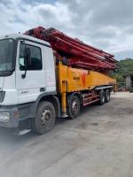 China 2013 Sy 56m Concrete Pump on MB Truck Concrete Boom Pump with 2.6mm Vibrating Amplitude for sale