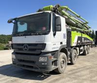 China 2020 Zml 56m Concrete Pump on MB Truck Concrete Boom Pump for Industrial Construction for sale