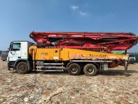 China 2014 Used Xg 50-Meter Concrete Pump Truck Benz Chassis with Feeding Height 1400mm for sale