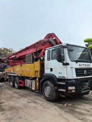 China Stable Working 49m Concrete Pump Trucks High Strength With SY National Five Emission for sale