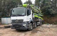 China 56m Zoomlion Concrete Pump Trucks with Perfect Original Condition truck mounted hydraulic platform for sale