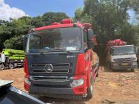 China The 2021 Red Sy Concrete Pump Truck with 2 Boom Sections on Sy prime s Homemade Chassis for sale