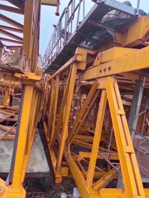China 7020-12 Used Zoomlion Tower Cranes with 2 Ton Jib Tip Load and Spare Parts Provide for sale