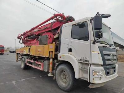 China Second-hand Construction Machinery Used 38m Concrete Pump Trucks hydraulic stationary placing boom for sale