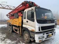 China 2010 Used Concrete Pump Truck SY5313THB Mercedes Isuzu Truck Mounted Pump for sale