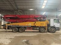 China concrete pump truck mounte 48m Concrete Arm Pump on Mercedes Chassis The Ideal Choice for Construction Machinery for sale