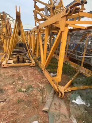China Yellow 7020-12 Ton Zoomlion Tower Cranes for Terminal Lifting Capacity of 12 Tons for sale