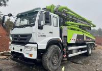China Mobile pump truck Machining Process Hydraulic Used Zoomlion Concrete Pump Truck with 38 Meters Boom for sale