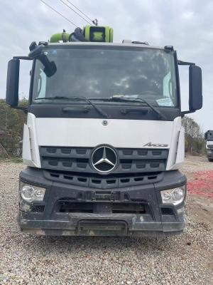 China Used 62-Meter Mercedes Benz Truck Concrete Pump Truck with Feeding Height 1400mm for sale
