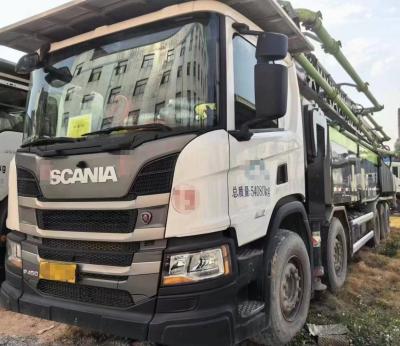 China 16335*2530*4000mm Zoomlion 67 Meters Concrete Pump Truck with Semi-Dry Shotcrete Type for sale