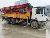 China 40m Used Concrete Pump Trucks in Excellent Condition concrete pump truck with boom for sale