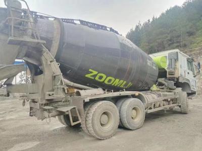 China 2017 Zoomlion HOWO 12 Cubic Meter Used Concrete Mixer Truck with 2500kg Rated Mass for Construction Projects for sale
