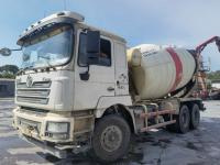 China 2017 SHACMAN 6×4 Concrete Mixer Truck 10m³ Capacity SYM5255GJBIDS Model 2500kg Rated Mass for sale