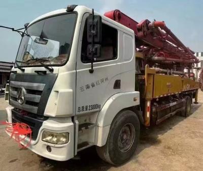 China Professional Repair and Maintenance for Used 37m Concrete Pump Trucks with Mercedes Chassis for sale