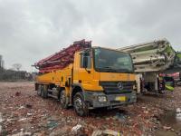China Pusmeister Concrete Pump Trucks 42m Direct Sale with 4 Axles placing boom concrete pump for sale