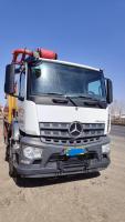 China 61.1m Vertical Reach Semi-Dry Shotcrete Concrete Pump Truck Installed in Mercedes Truck for sale