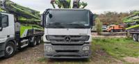 China 49 Meters Zoomlion Concrete Pump Truck Installed on Mercedes Benz with 3 Boom Sections for sale