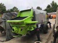 China 2019 Zoomlion HBT90.18.186 Trailer Pump - 18/10 MPa Concrete Pressure, 7600kg Weight, 392 Operating Hours for sale