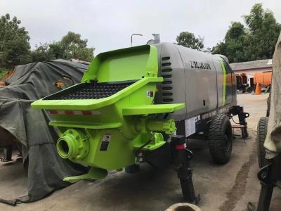 China 2019 Zoomlion HBT90.18.186 Trailer Pump - 18/10 MPa Concrete Pressure, 7600kg Weight, 392 Operating Hours for sale