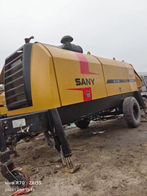 China SY HBT8018C-5D Trailer Concrete Pump 18/10 MPa Pressure 186KW Diesel Engine for sale