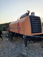 China SANY HBT8018 Concrete Drag Pump 8m³ Per Hour 186KW Diesel Engine 2020 Model for sale