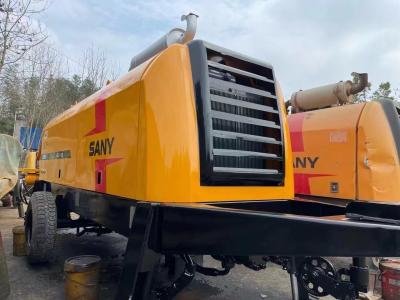 China SA NY HBT8018C-5D Ground Drag Concrete Line Pump Trailer - 18MPa Pressure, 186KW Diesel Engine for Heavy Construction for sale