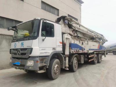 China 2022 Zoomlion Used Concrete Pump Truck with 58 Meters Installed on Mercedes-Benz Cars for sale