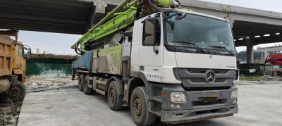 China 2018 Mercedes Chassis Zoomlion Concrete Pump Truck with 56m Vertical Reach Installed for sale