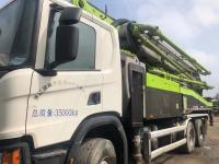 China 52 Meters Used Concrete Pump Truck Zoomlion Semi-Dry Shotcrete 35000kgs Total Weight for sale