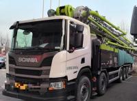 China Rise Building Concrete Pump Truck 67 Meters Total Weight 54080kgs Structure Cylinder Type for sale