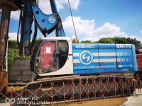 China SR-75 Blue-Tech Rotary Drilling Rig with 2.3m Diameter Capacity and 93m Depth for Foundation Construction for sale