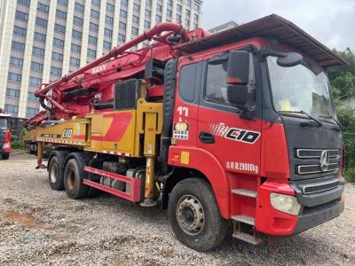 China 2021 Years Used Concrete Pump Truck with 2.6mm Vibrating Amplitude and 42.5m Vertical Reach for sale
