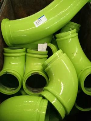 China Double-Layer Concrete Pump Pipe Elbow 90° Angle for Schwing Putzmeister Zoomlion CIFA Brands for sale