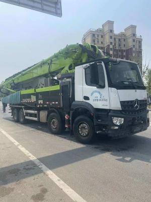 China Mercedes-Benz Chassis 59 Meters Semi-Dry Shotcrete Type Concrete Pump Truck for Work for sale