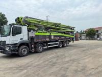 China 1400mm Feeding Height Zoomlion 51m Concrete Pump Truck and Mixing Plant Heavy Equipment for sale