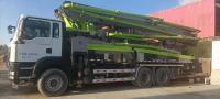 China 23 Years Zoomlion Concrete Pump Truck 62 Meters on Mercedes-Benz Chassis and Efficiency for sale