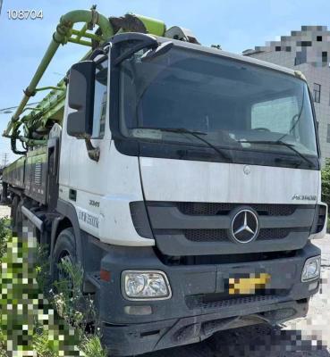 China 49m Zoomlion Concrete Pump Truck on Mercedes-Benz Chassis for and 43m Horizontal Reach for sale