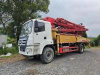 China 37 Meters Sy Mini Concrete Pump Truck Stock Feeding Height 1400mm 10050*2530*4000mm for sale