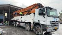China Hydraulic Machining Process Red 56 Meter Concrete Pump Truck Direct Delivery Zoomlion for sale