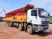 China 2013 Used Putzmeister Concrete Pump 53m on Mercedes-Benz Chassis for sale