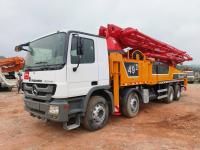 China Refurbished 2012 Putzmeister 49m Concrete Pump with Mercedes Benz Chassis with Factory Price for Sale for sale