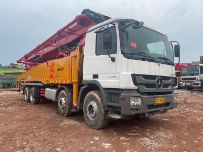 China SANY 56m Concrete Pump Trucks on Mercedes-Benz Chassis for sale for sale