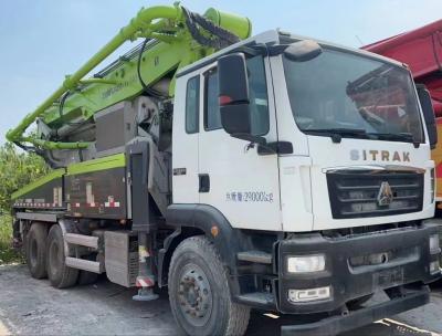 China Used Concrete Pump Trucks 43m Stable Working 11050*2530*3965mm Feeding Height 1400mm for sale