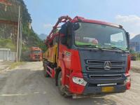 China Stable Condition Concrete Pump Trucks with Basic Maintenance and 1400mm Feeding Height for sale