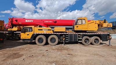 China 2022 Sany 80 Ton Mobile Truck Crane with Five-Arm Jib and Max Working Height of 50 Meters in Excellent Condition for sale